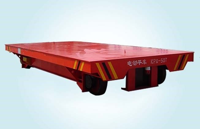 40 Ton Steel Coils Motorized Transfer Trolley Heavy Duty Motorized Rail ...