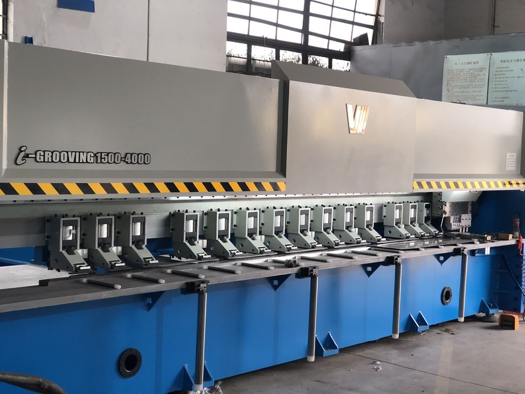SGS 1.5x4m V Grooving Machine For Stainless Sheet Decoration